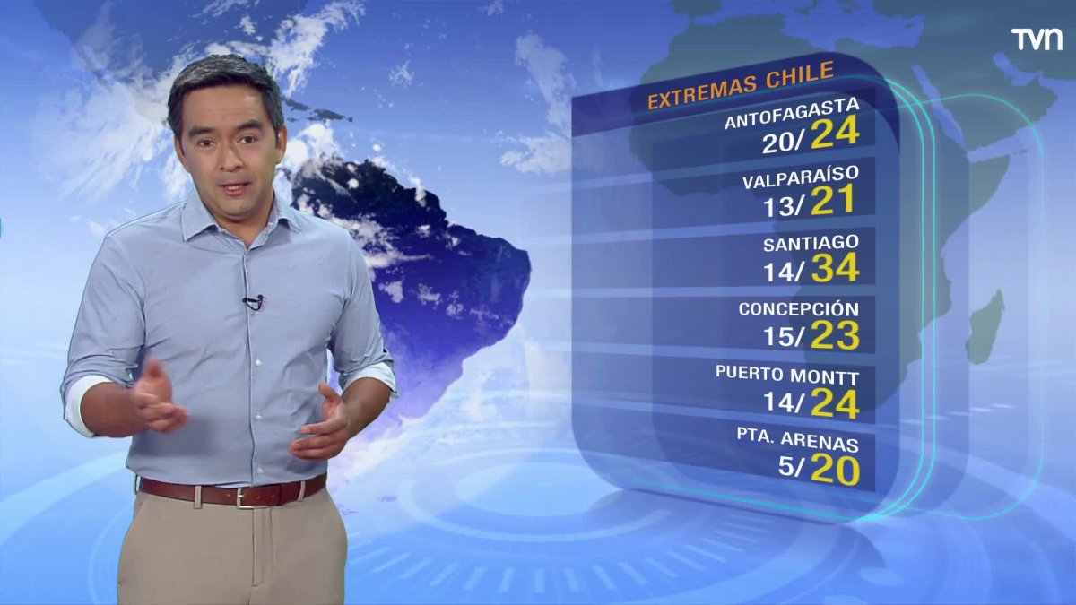 Pronóstico del tiempo: Sábado 11 de febrero | TV Tiempo | TVN