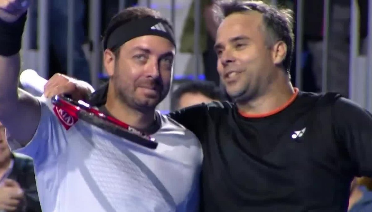 Así se definió el partido de leyendas: Massú vs. González | TVN