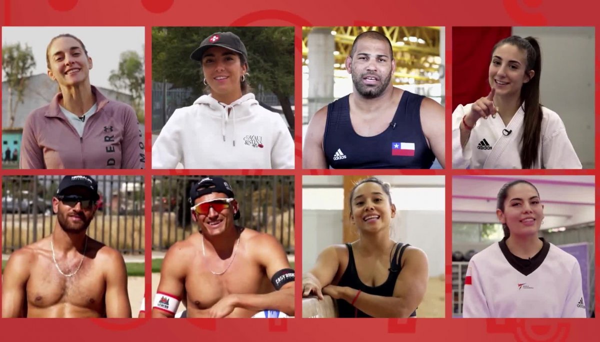 Los deportistas del Team Chile te invitan a ver los Juegos ...