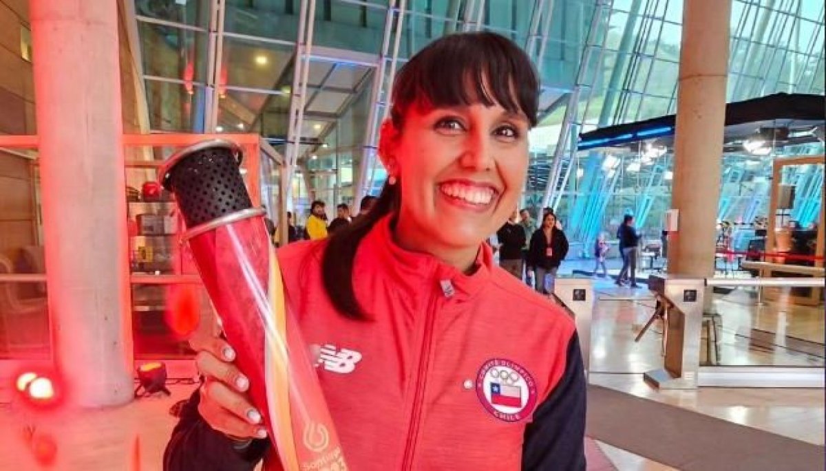 Bárbara Hernández trajo la Antorcha a TVN: "Fue un privilegio" | TVN