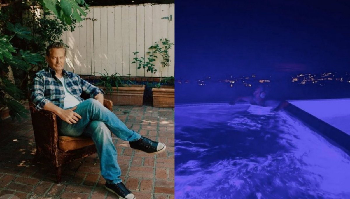 Aparece en su jacuzzi: La última publicación de Matthew Perry en sus ...