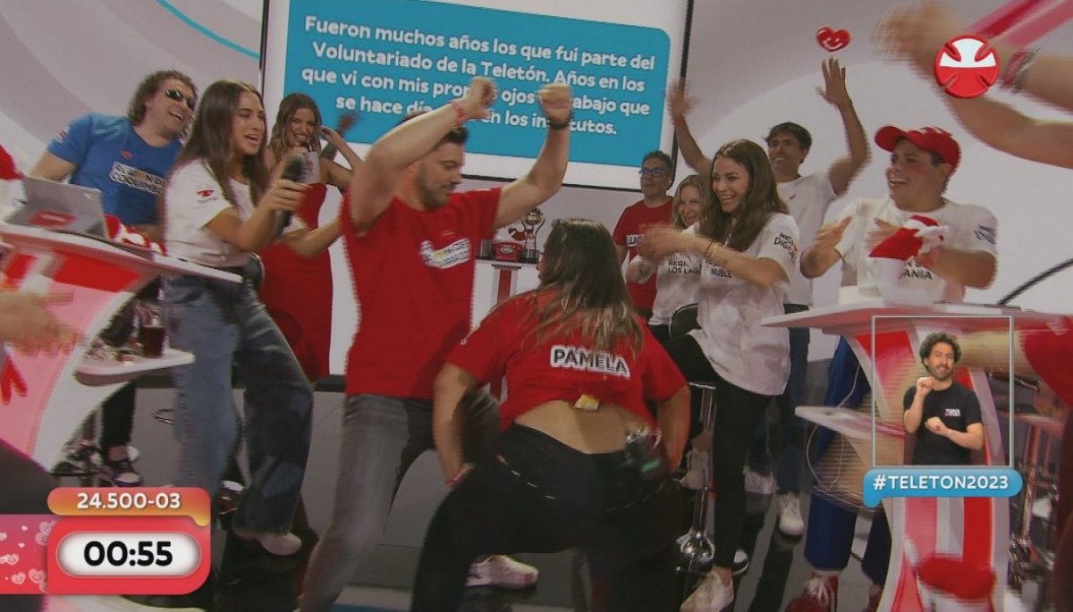 ¡Hasta perreo entre Simón y Pamela Leiva!: La energía de la mesa ...