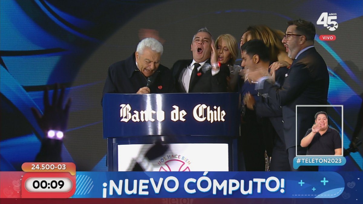 ¡No falta casi nada!: este el nuevo cómputo de la Teletón 2023 | TVN