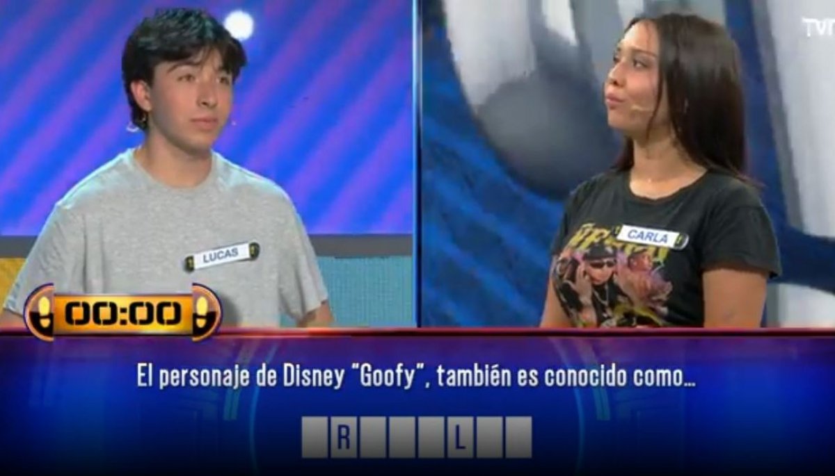 "Goofy también es conocido como...": Con esta pregunta perdió Lucas | TVN