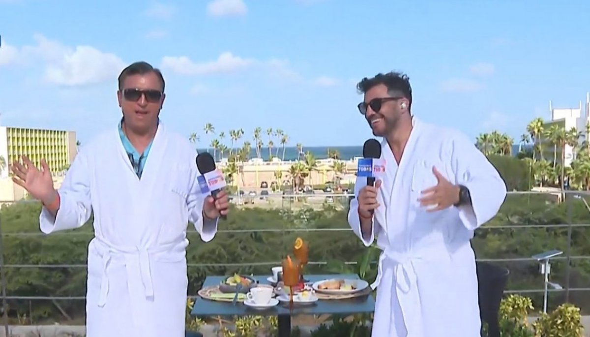 Así es el amanecer de Iván y Simón en Aruba | TVN