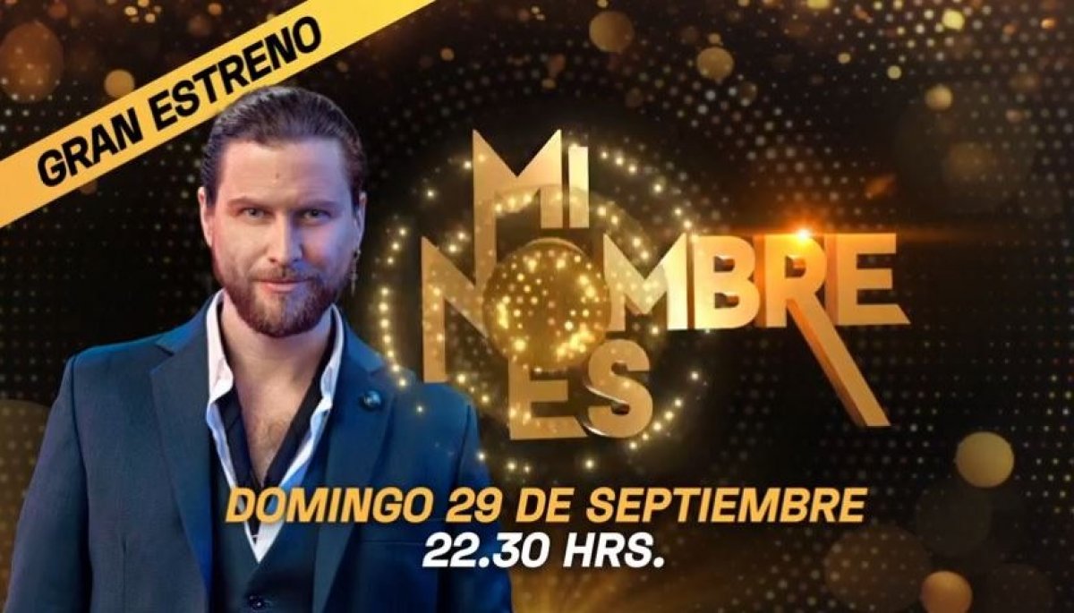 Estreno de "Mi nombre es" en TVN: domingo 29 de septiembre a las 22:30 | TVN