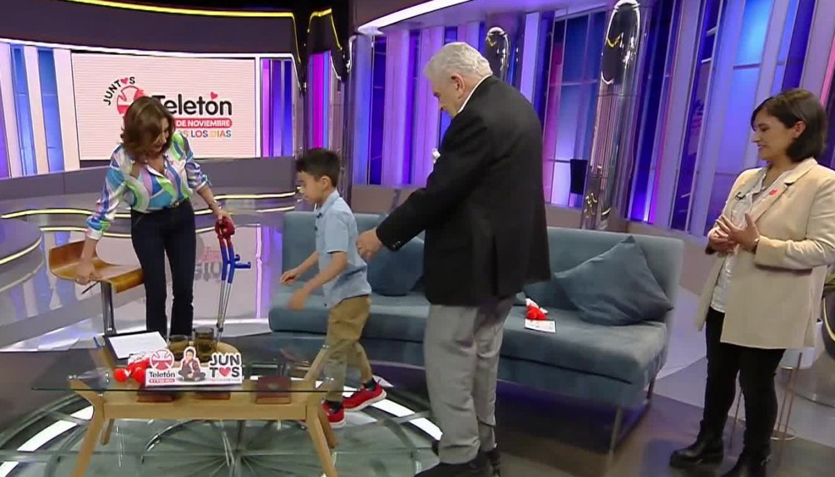 Niño embajador nos muestra sus avances gracias a la Teletón | TVN