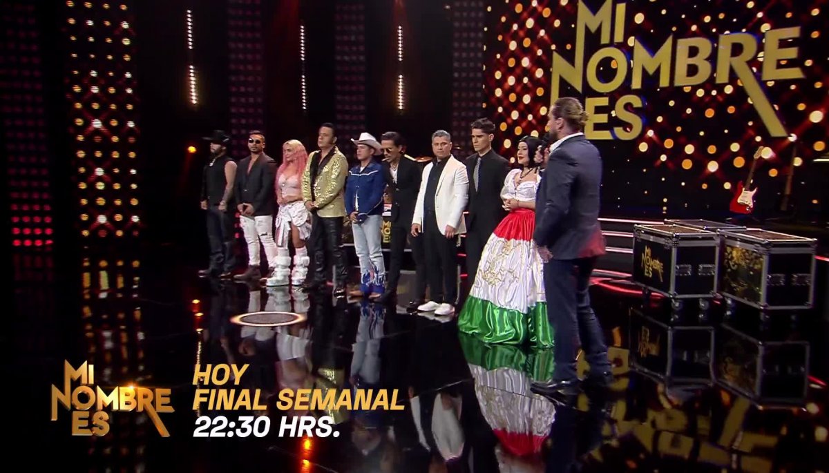 Esta noche es la gran final semanal de "Mi nombre es": Mira un avance | TVN