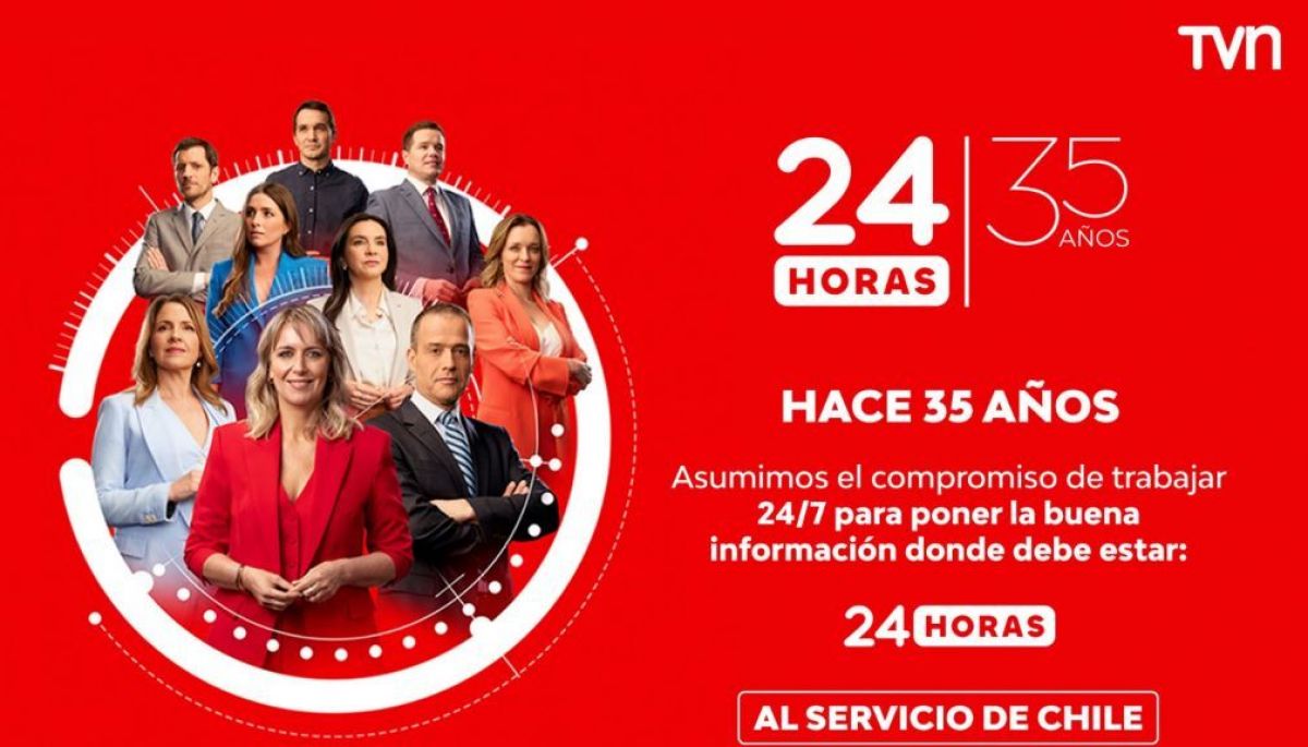 TVN celebra los 35 años de “24 Horas”, el noticiero que ha marcado la ...