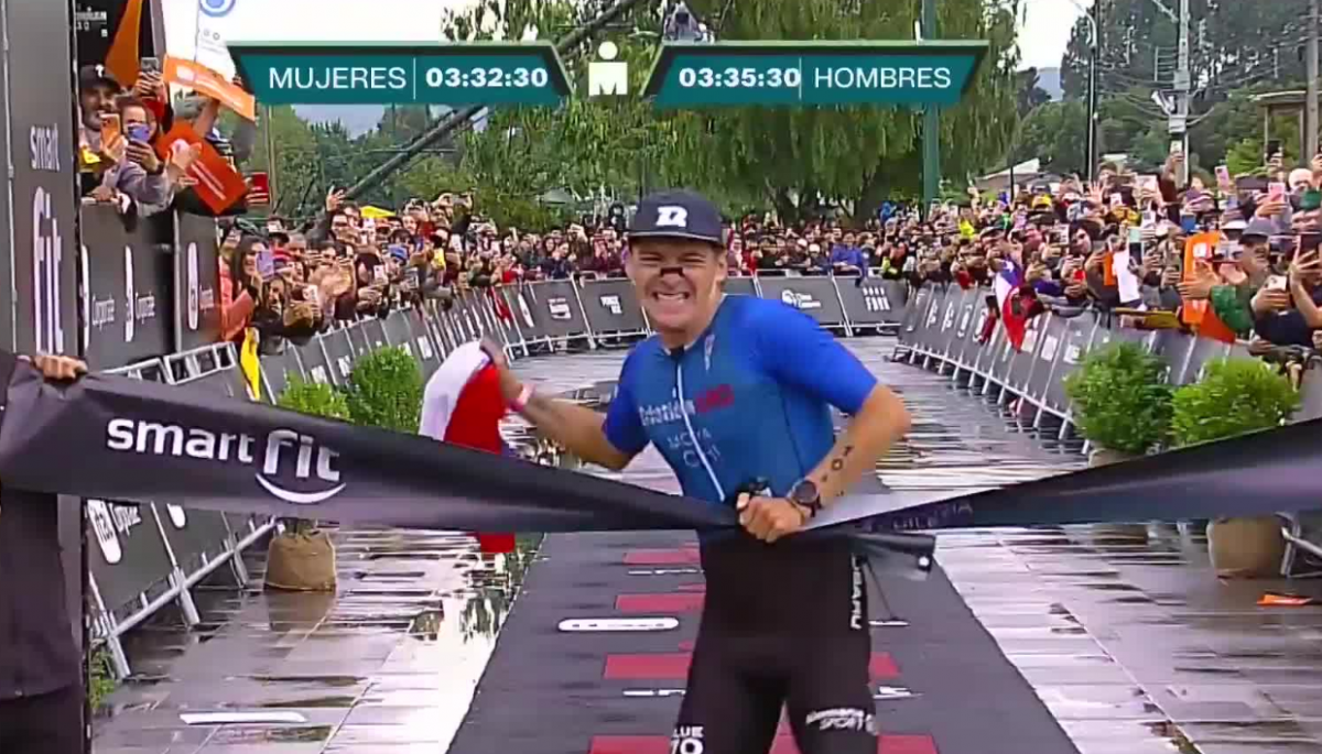 Diego Moya se corona como ganador del Ironman 70.3 de Valdivia | TVN