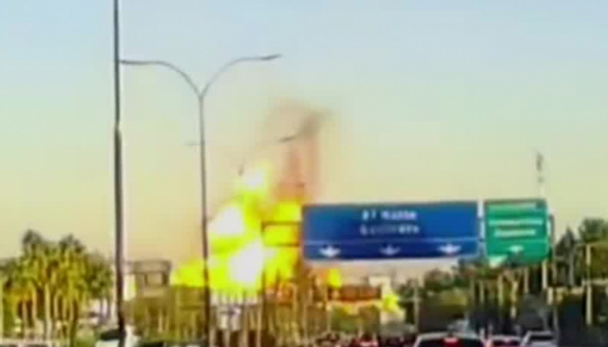VIDEO: momento exacto de la explosión que provocó el gigantesco ...